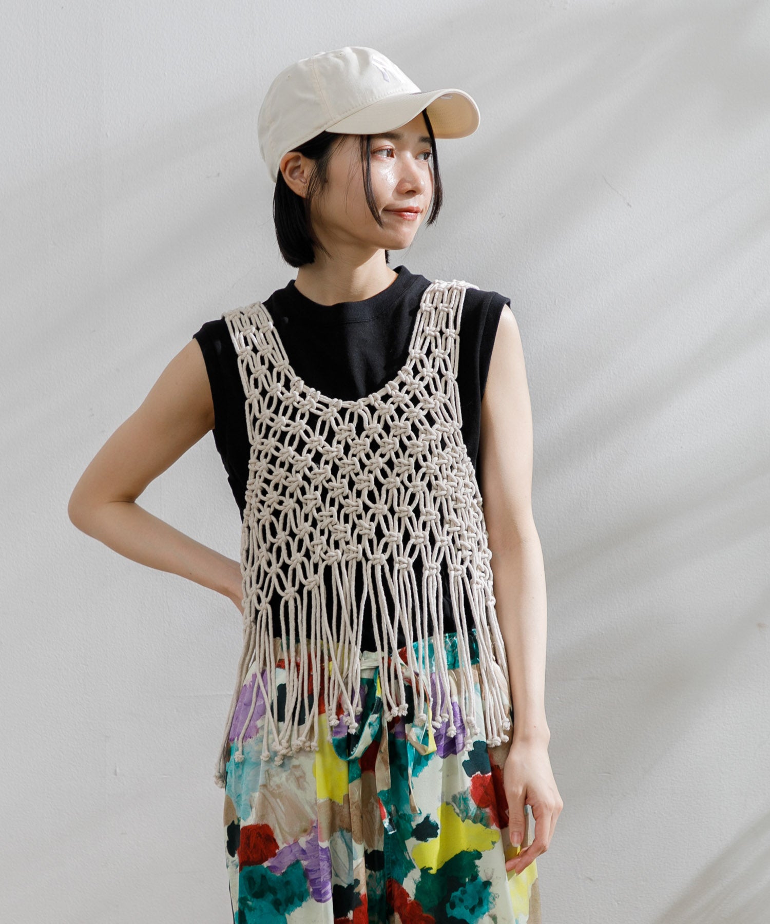 WOMEN】ハンドメイドマクラメビスチェ – AMERICAN RAG CIE WOMEN】ハンドメイドマクラメビスチェ – AMERICAN RAG CIE