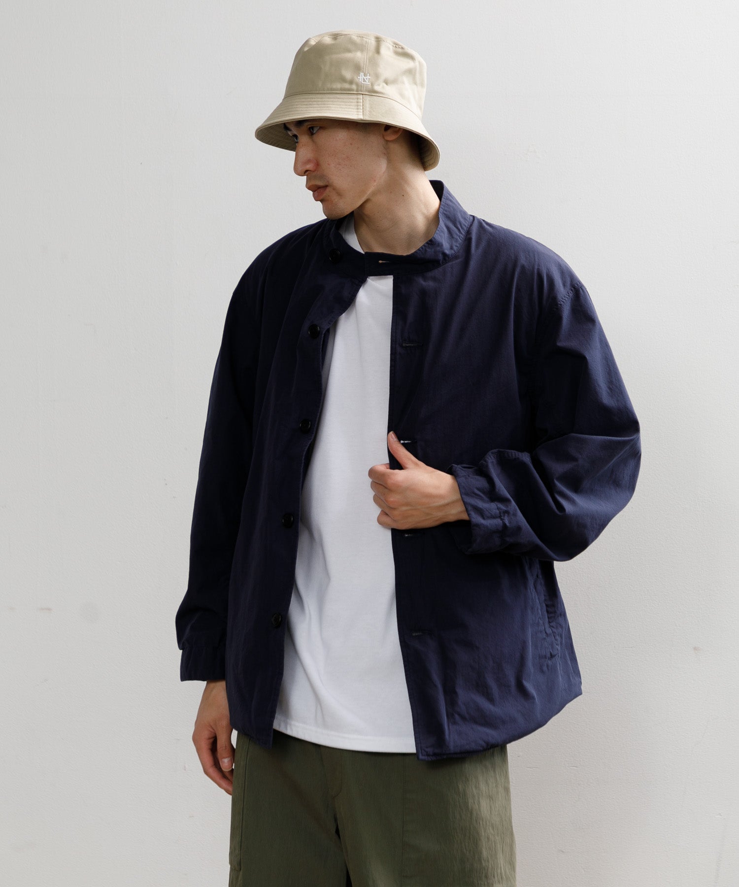MEN】nanamica Band Collar Jacket – AMERICAN RAG CIE MEN】nanamica Band Collar Jacket – AMERICAN RAG CIE